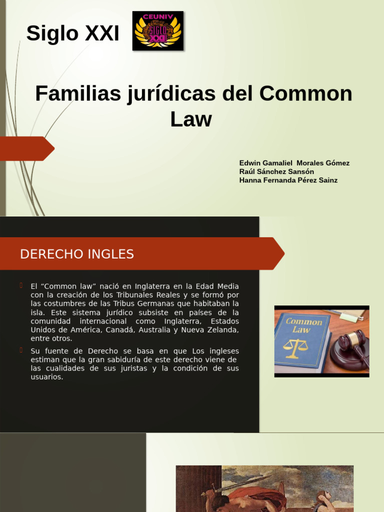 Common Law | PDF | Precedente | Ley común