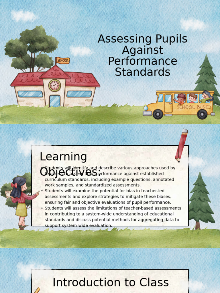 Unit5 - Assessing Pupils Against Performance Standards | PDF