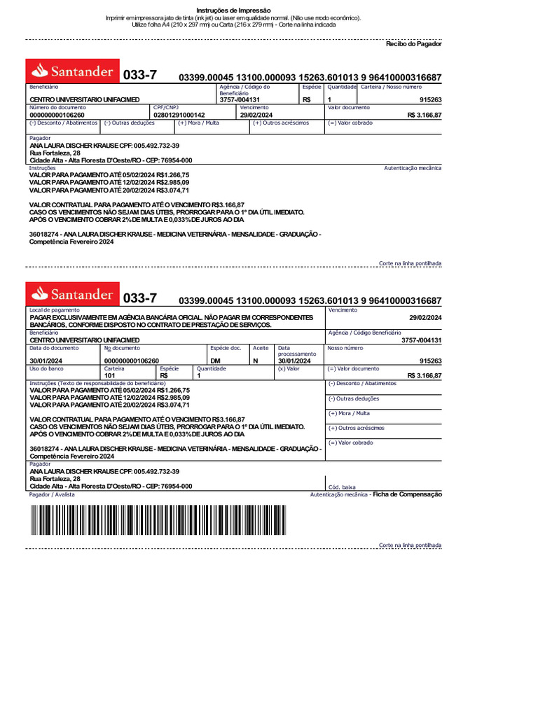 Boleto de Pagamento | PDF