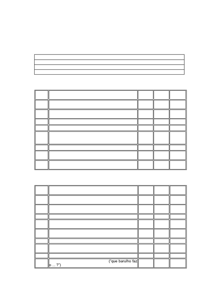 Portage - 2 A 3 Anos | PDF