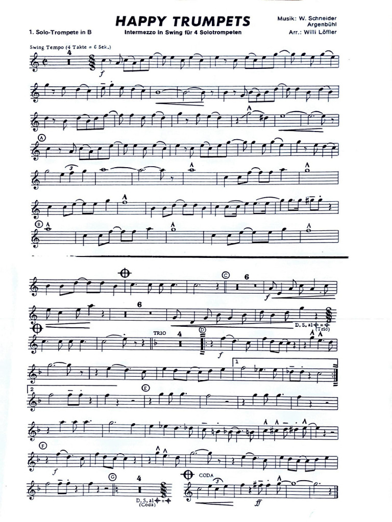 Happy Trumpets | PDF