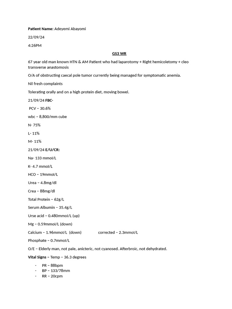 Unknown Patient 1 | PDF