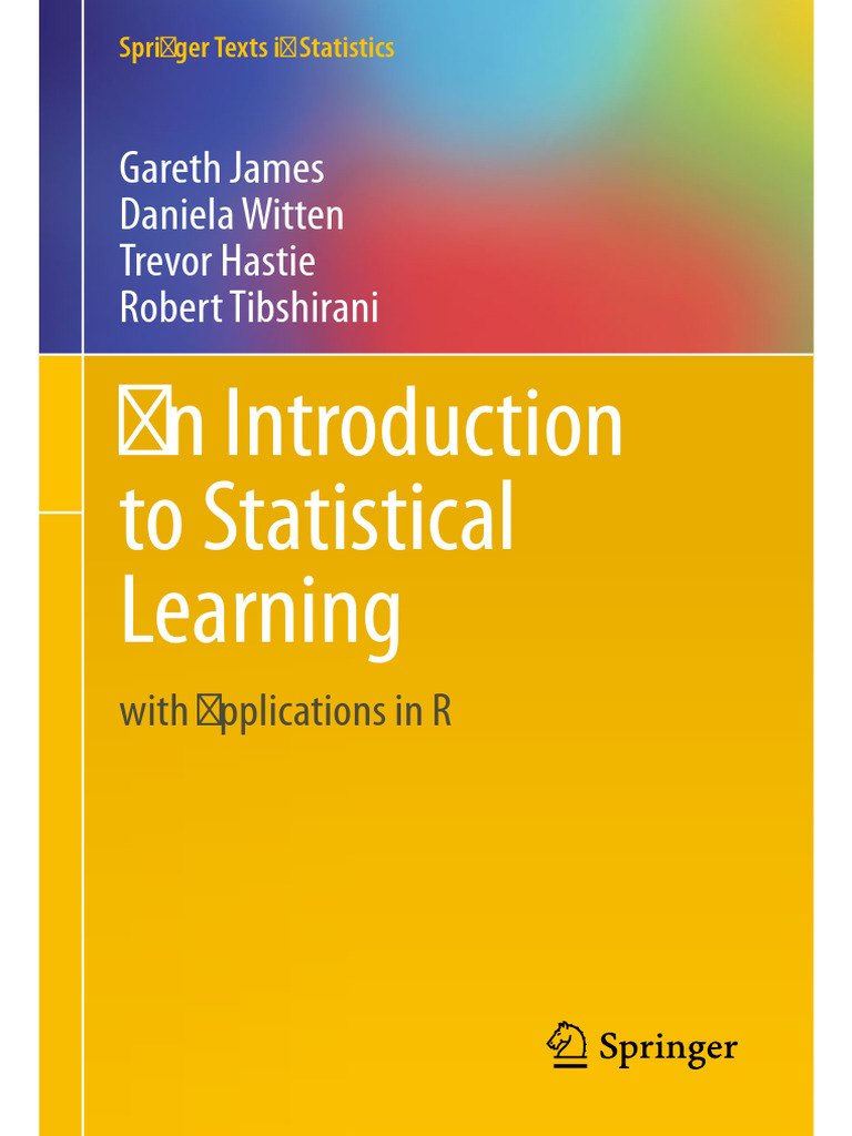 James2013 Book AnIntroductionToStatisticalLea | PDF | Science & Mathematics | Technology ...