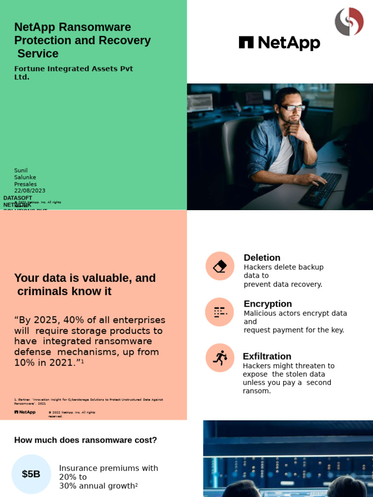 NetApp Ransomware Protection and Recovery Service - Customer ...