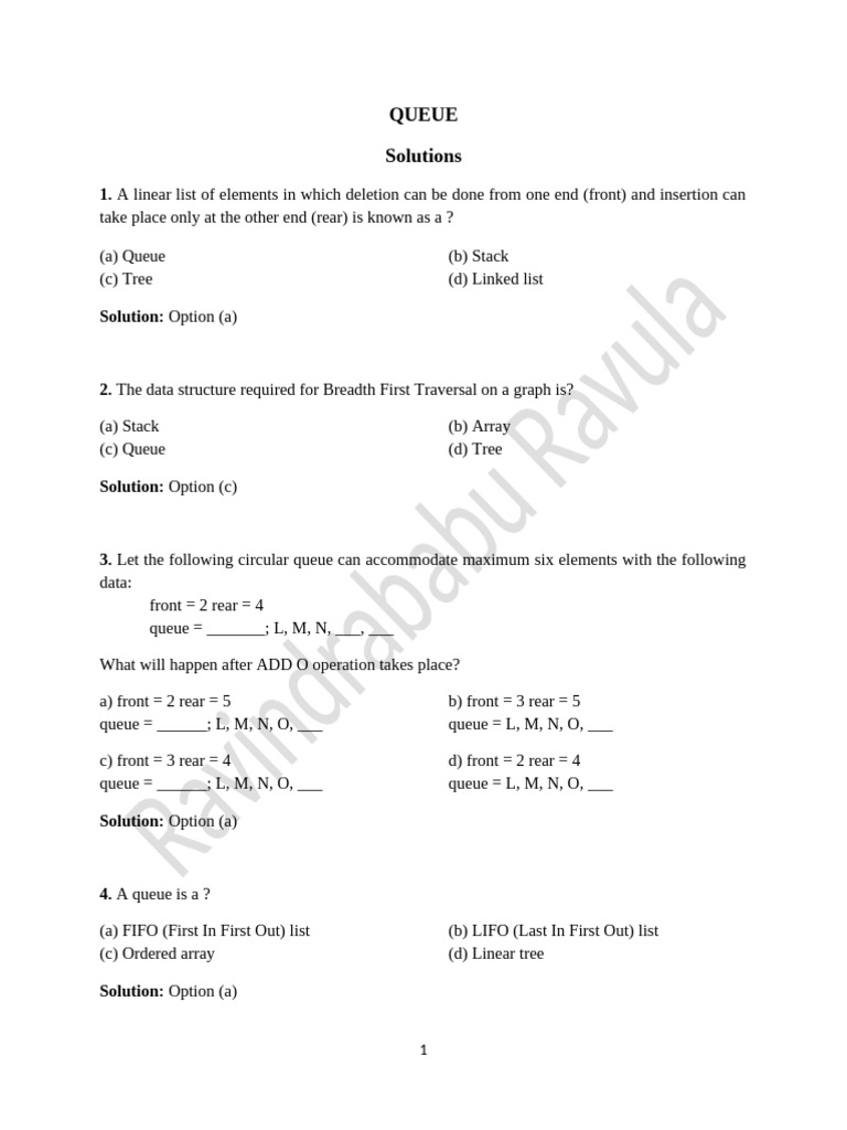 Dsa S8 | PDF | Queue (Abstract Data Type) | Computer Programming