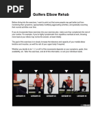 Scapular Stabilisation: Y-W-T Exercises | PDF