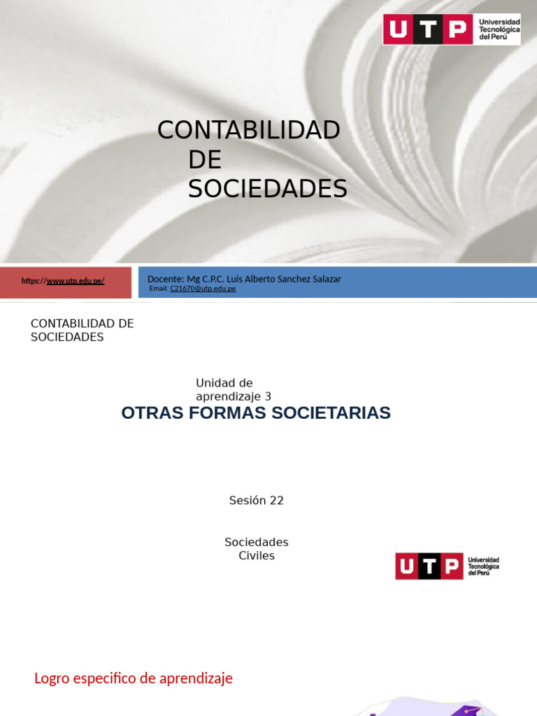 S11 - s2 - Sociedades Civiles | PDF | Sociedad | Modificación de comportamiento