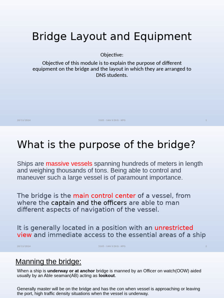 5105 - Bridge Layout | PDF