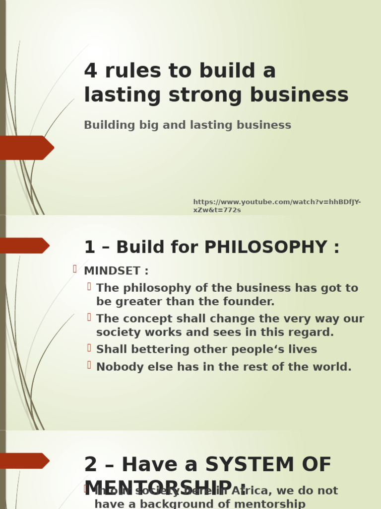 4 Steps To Build Philosophy Business | PDF | Career & Growth | Social ...
