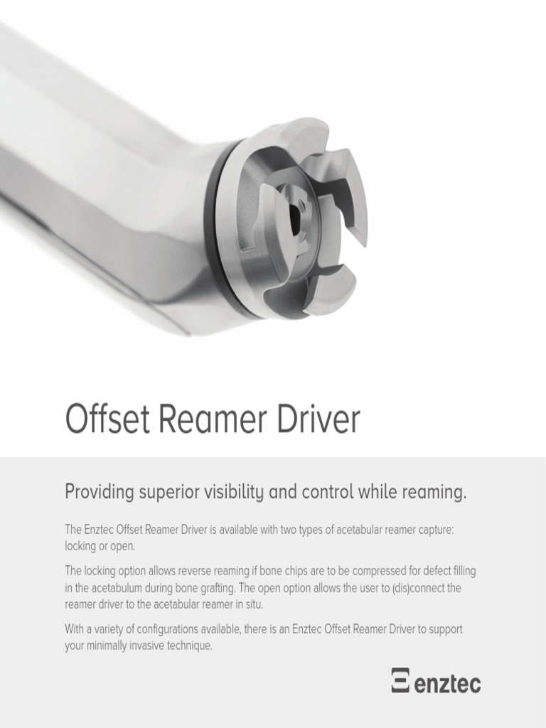 Info Sheet Offset Reamer Driver | PDF | Tools