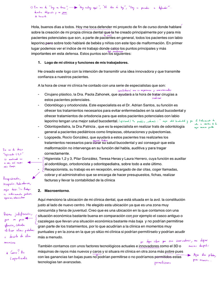 Presentación Con Mis Palabras | PDF