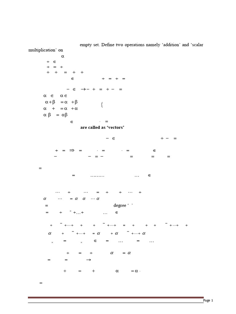 UNIT II Vector Spaces | PDF | Linear Subspace | Mathematics
