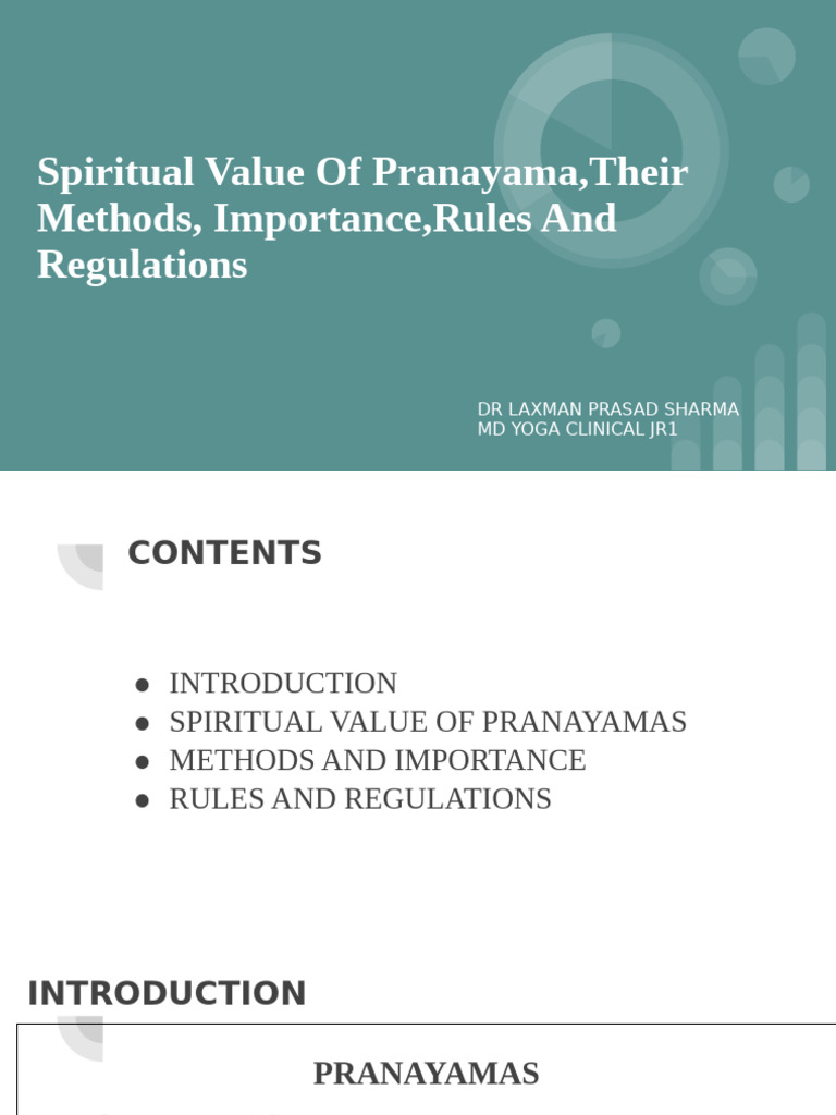 Spiritual Benefits and Methods of Pranayama | PDF | Prana | Yoga