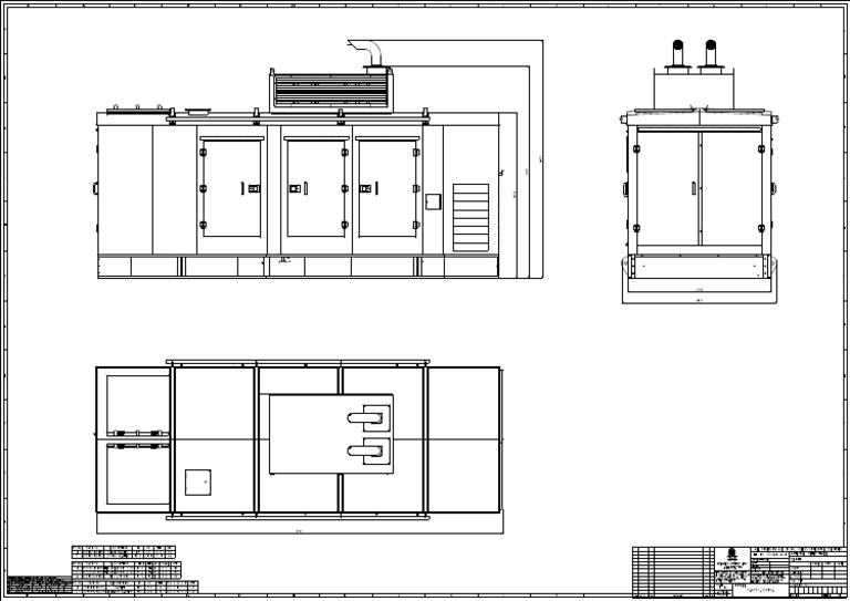 500kVA DG Dimension Drawing | PDF | Screw | Engineering Tolerance