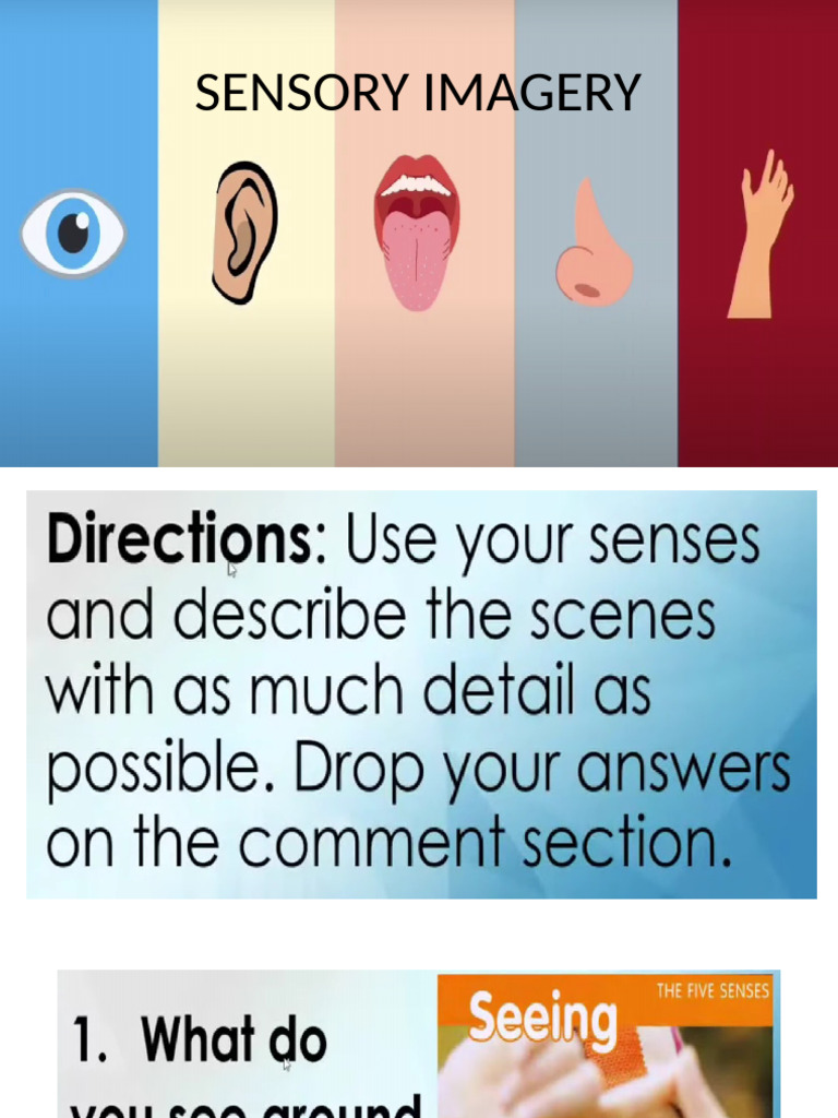 Lesson 2-Sensory Imagery | PDF