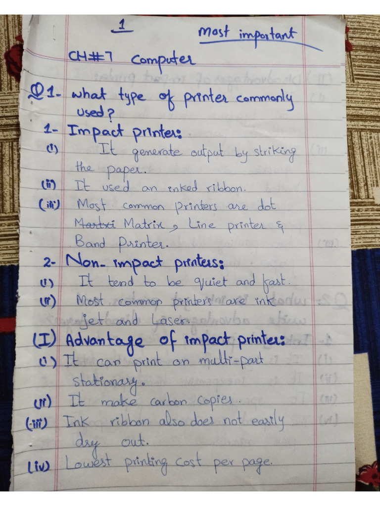 Computer Chapter 7 | PDF