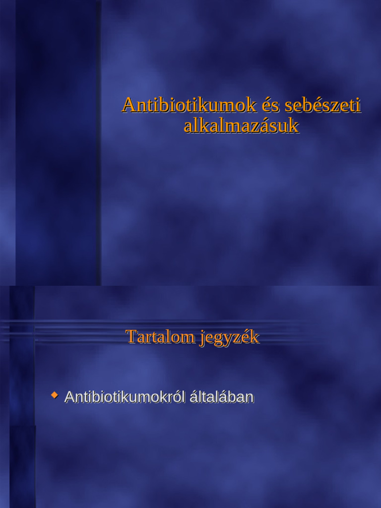 Antibiotikum | PDF