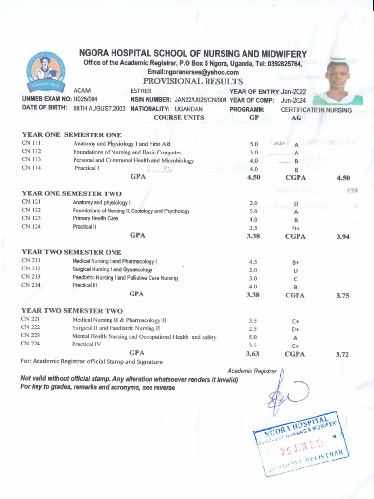 Provisional Results | PDF