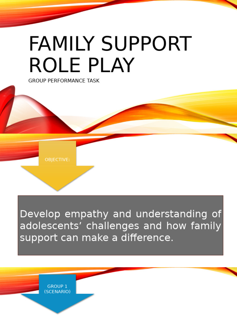 Family Role Play Scenarios for Empathy | PDF