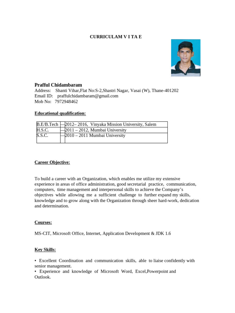 Resume Updated1 | PDF