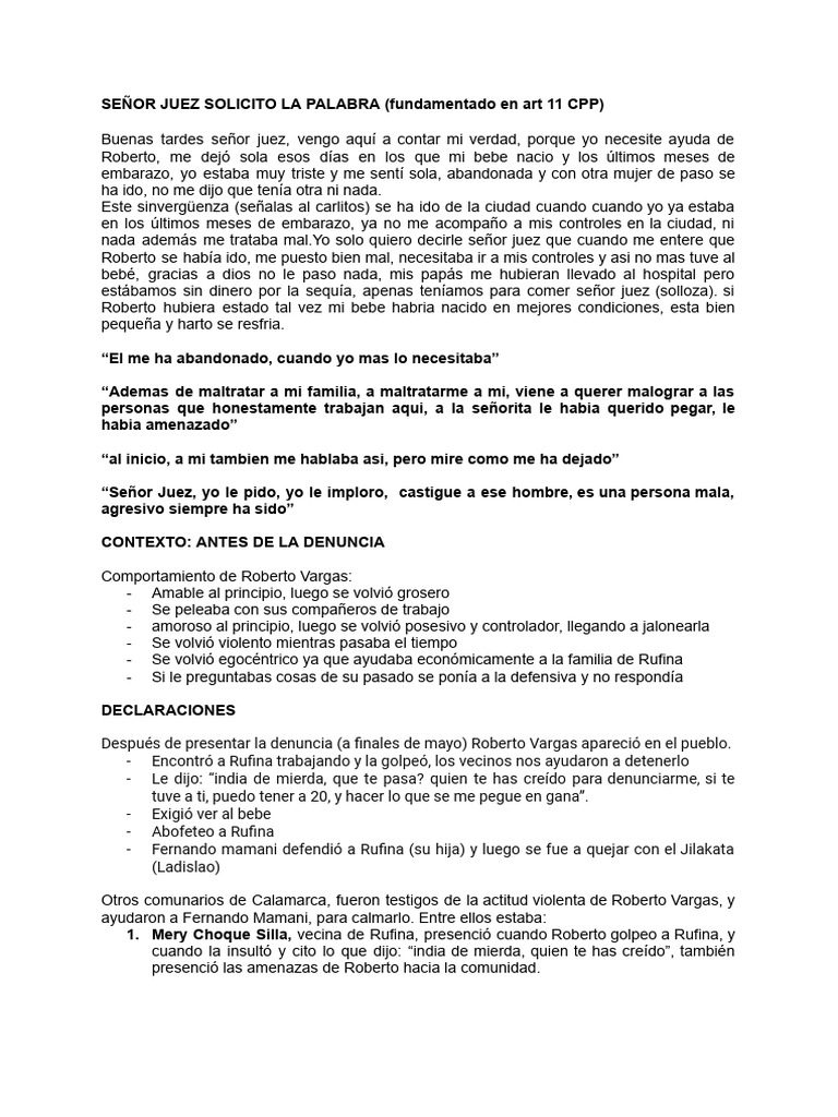 Dialogo Rufina | PDF