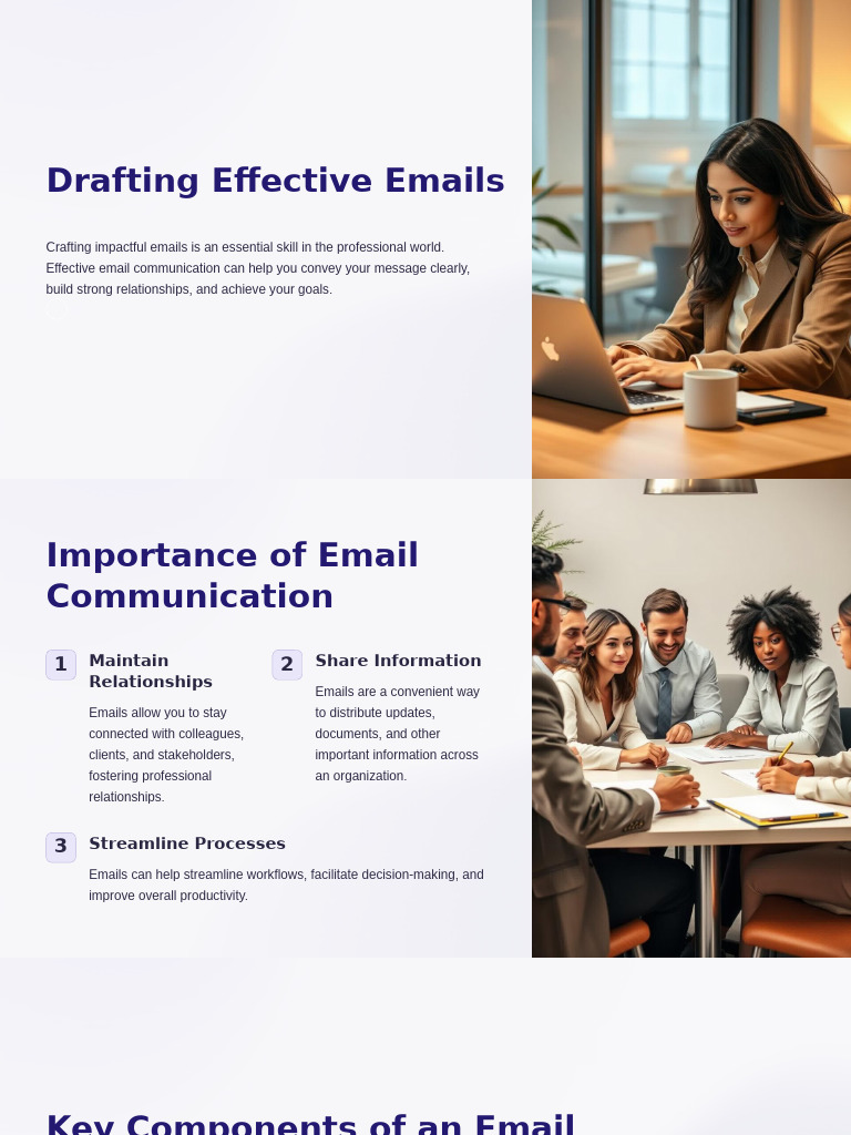 Drafting Effective Emails (AEC) | PDF | Information | Human Communication
