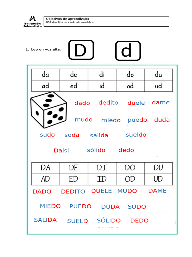 Da de Di Do Du | PDF