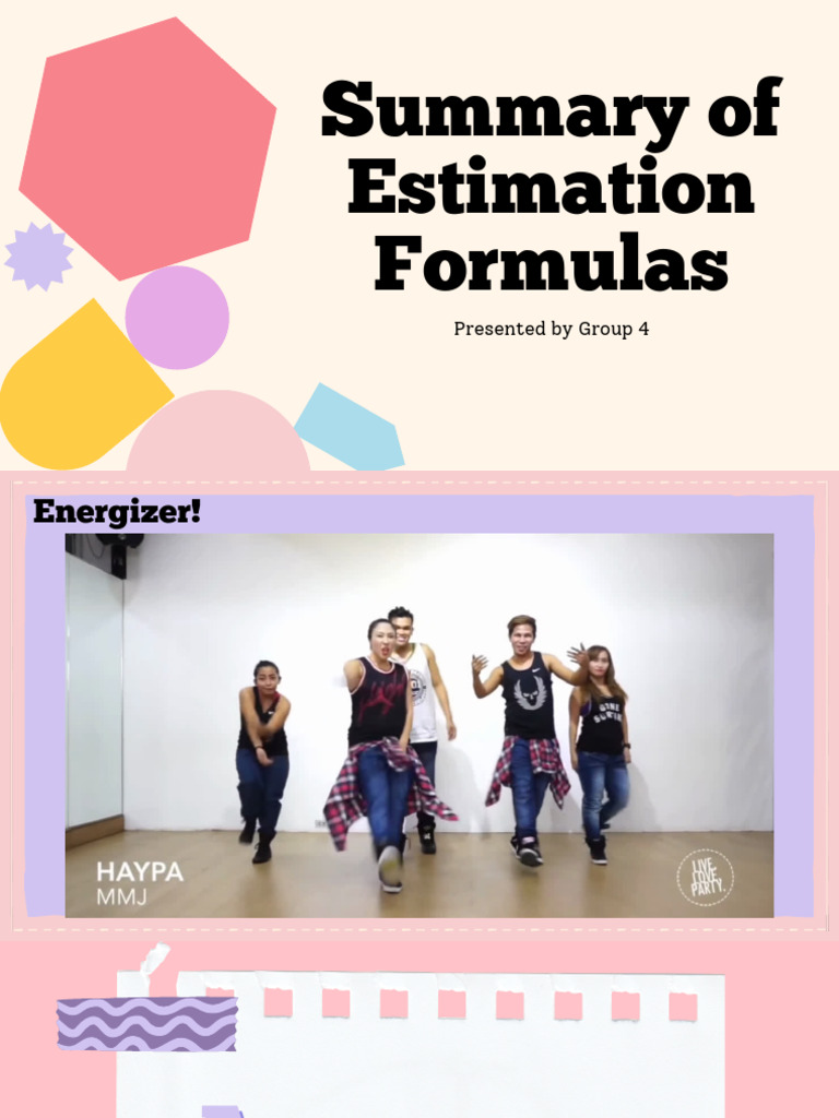 Summary of Estimation Formulas | PDF | Area | Agriculture