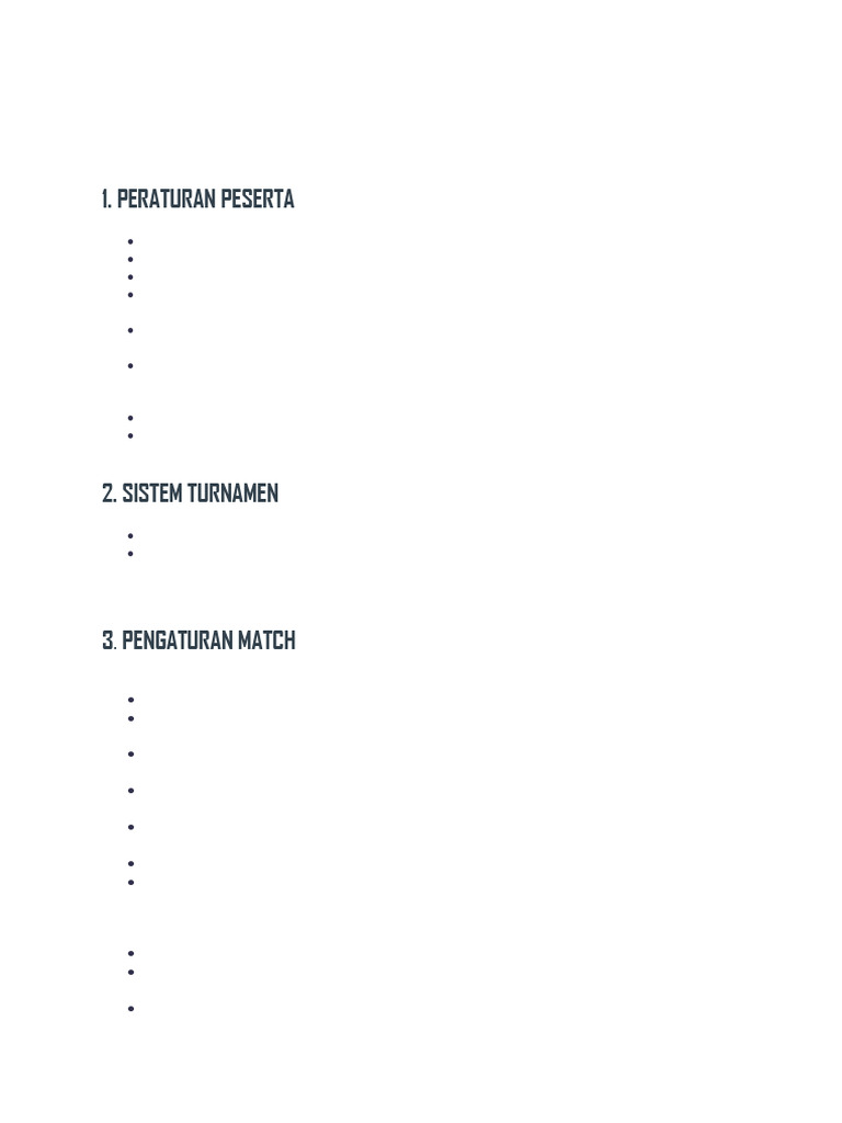Regulasi Turnamen Free Fire Piala Walikota 2023 | PDF | Olahraga & Rekreasi