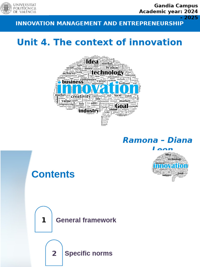 ISO 56000: Innovation Management Overview | PDF | Innovation ...