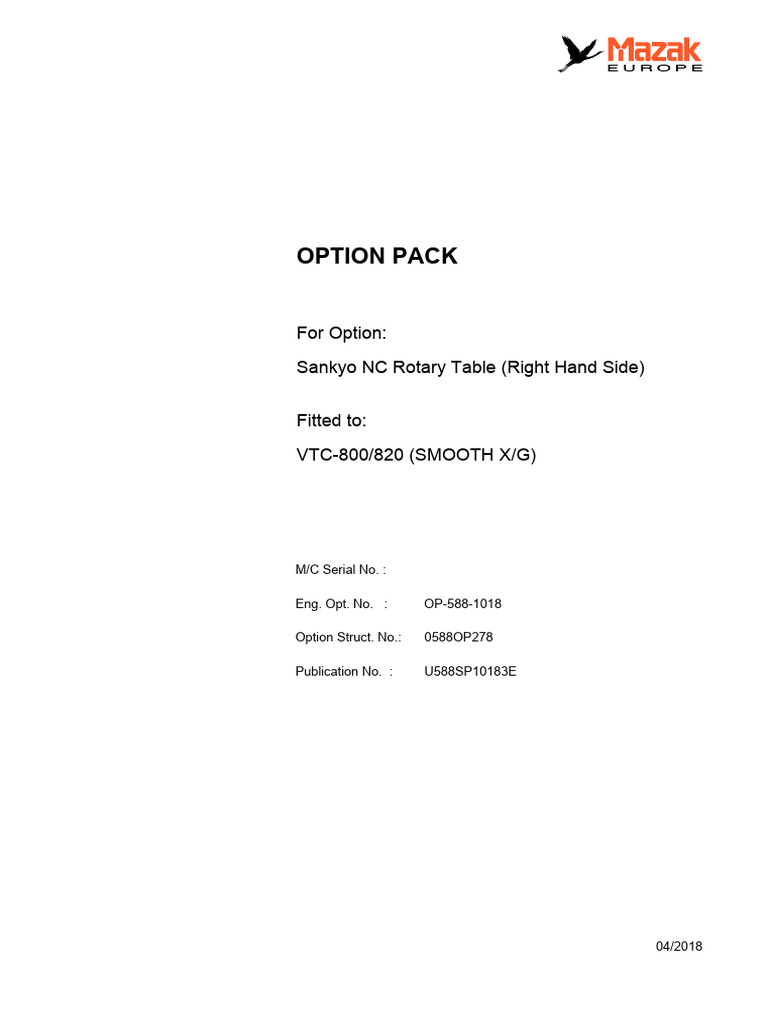NCRT Sankyo Rotary Table Manual | PDF
