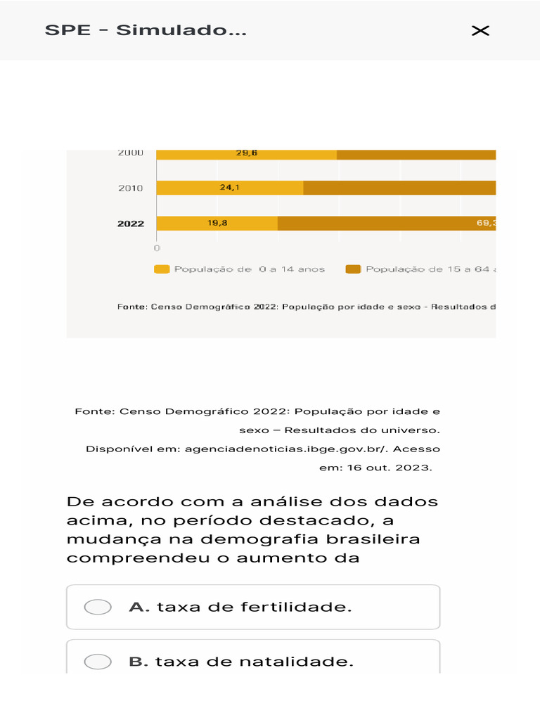Provas e Simulados - Studos | PDF | Ciências Sociais