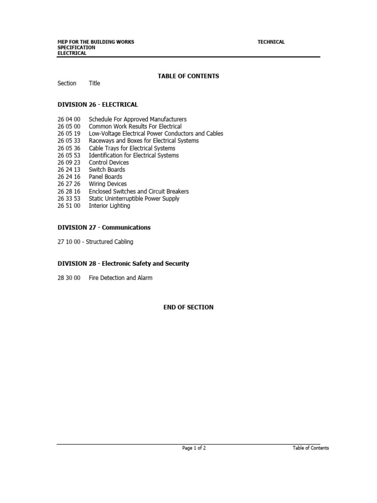 Index | PDF | Electrical Connector | Electrical Wiring