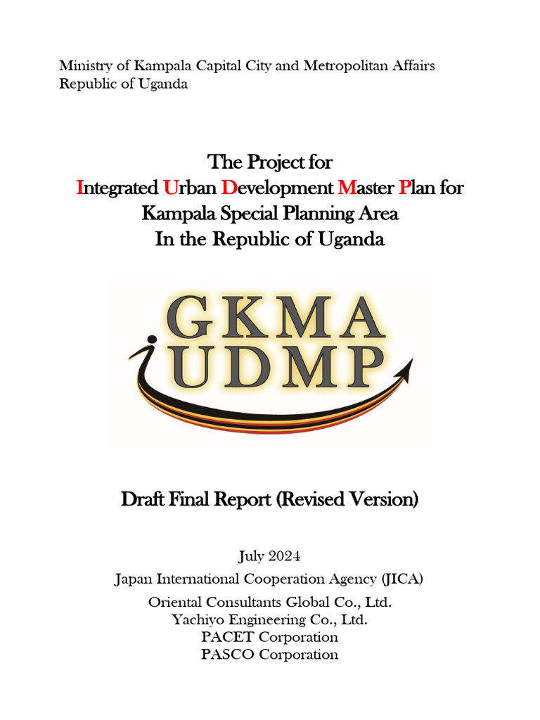 0 Main Report - Gkma-Iudmp - DFR Revised Version - 20240704 | PDF ...