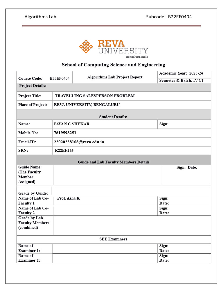 Pavan Daa Report | PDF | Computational Complexity Theory | Algorithms Pavan Daa Report | PDF | Computational Complexity Theory | Algorithms