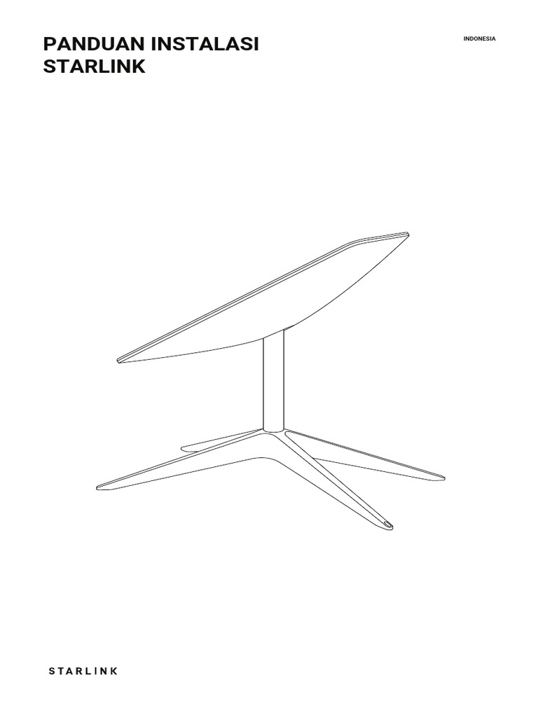Panduan Instalasi Starlink | PDF