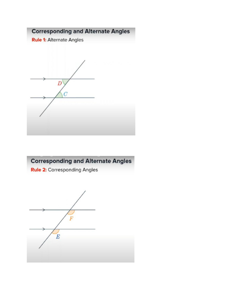 Types of Angles | PDF