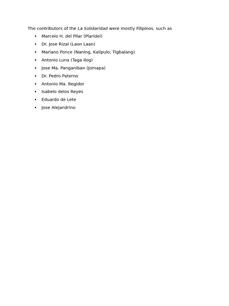 The Contributors of The | PDF