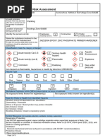 COSHH Risk Assessment for Painting | PDF | Paint | Hazards