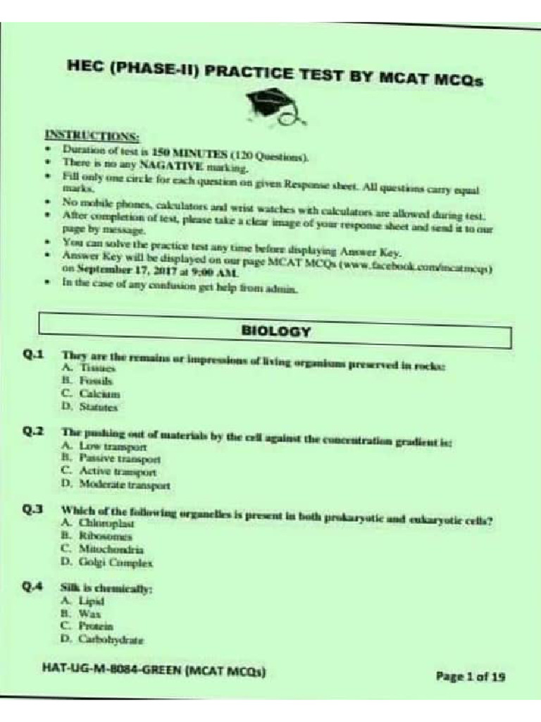 HEC Past Papers 2017 | PDF