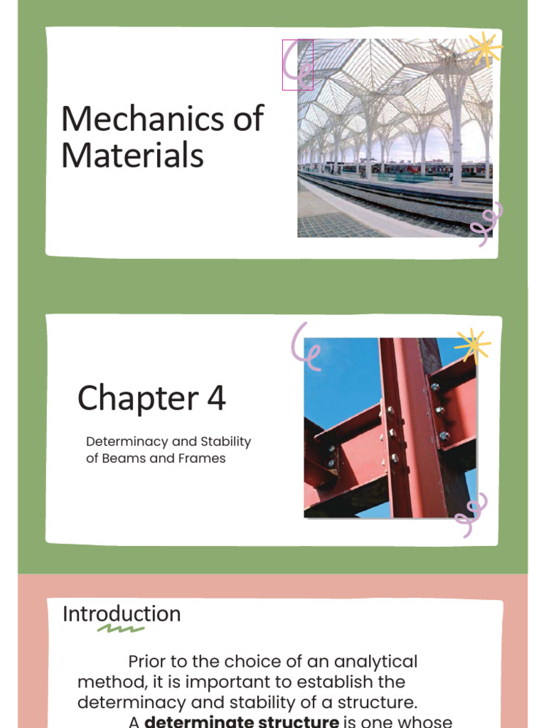 Determinacy of Beam and Frames - 07 | PDF
