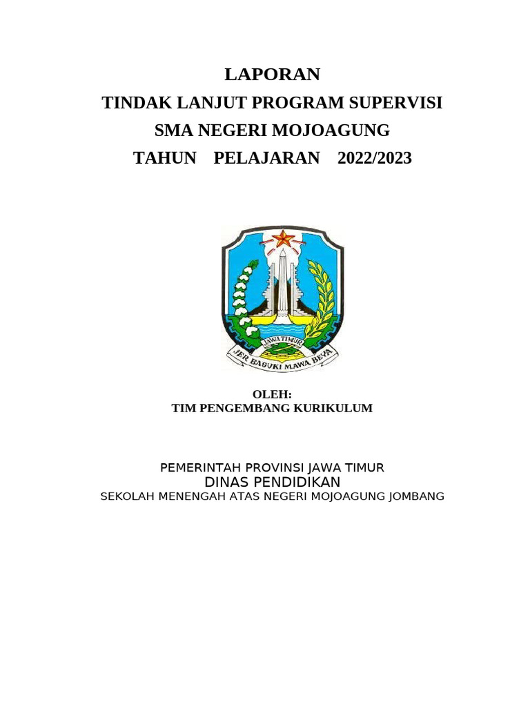 Laporan Hasil Evaluasi Program Supervisi Guru Dan Tenaga Kependidikan 2022 | PDF | Bisnis
