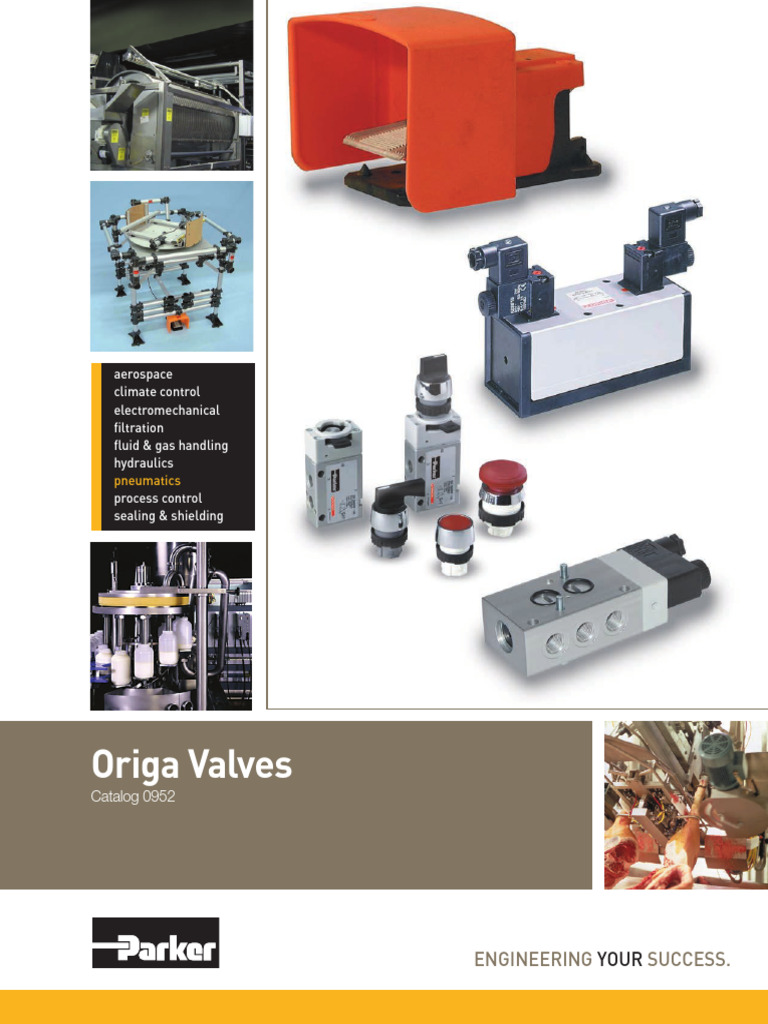 (0952 - 03-12) Origa Valves | PDF | Valve | Alternating Current
