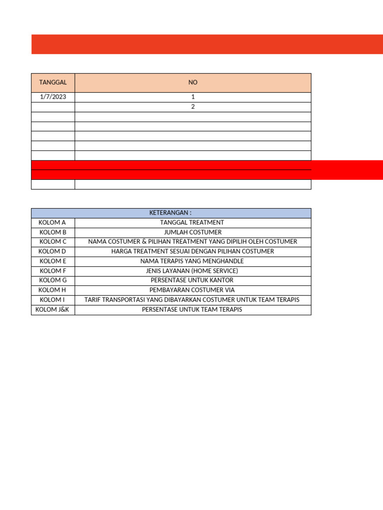 Contoh Laporan Bulanan Admin | PDF