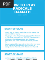 Damath Sample Score Sheet | PDF | Games & Activities