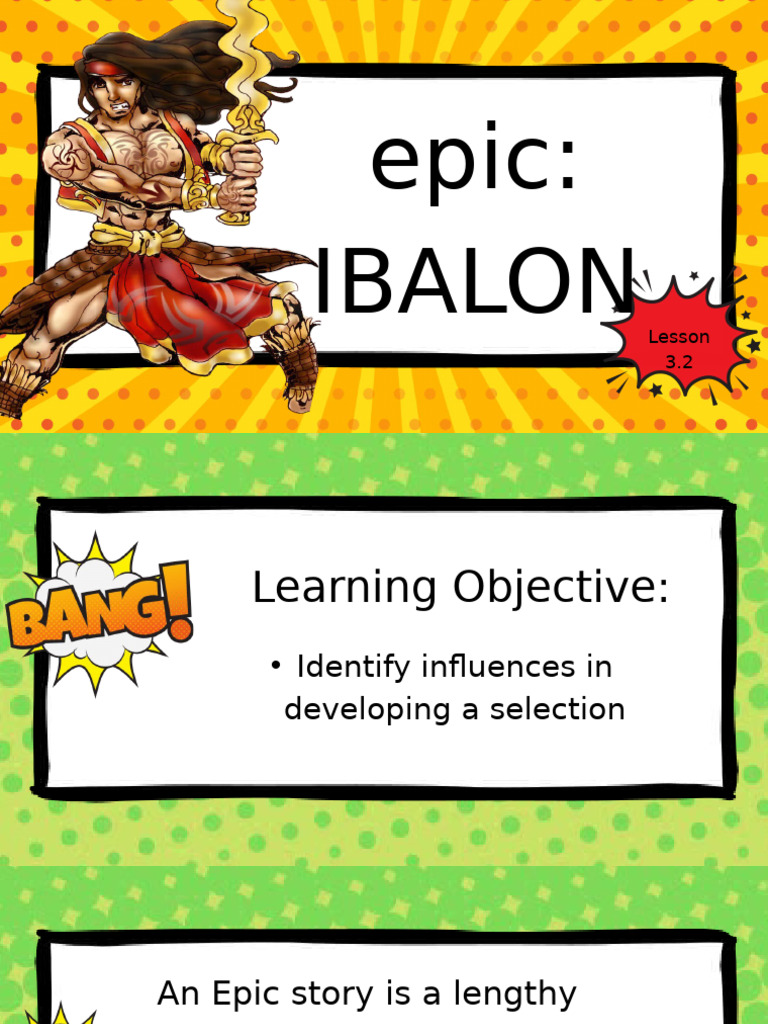 Lesson-3.2 Ibalon | PDF