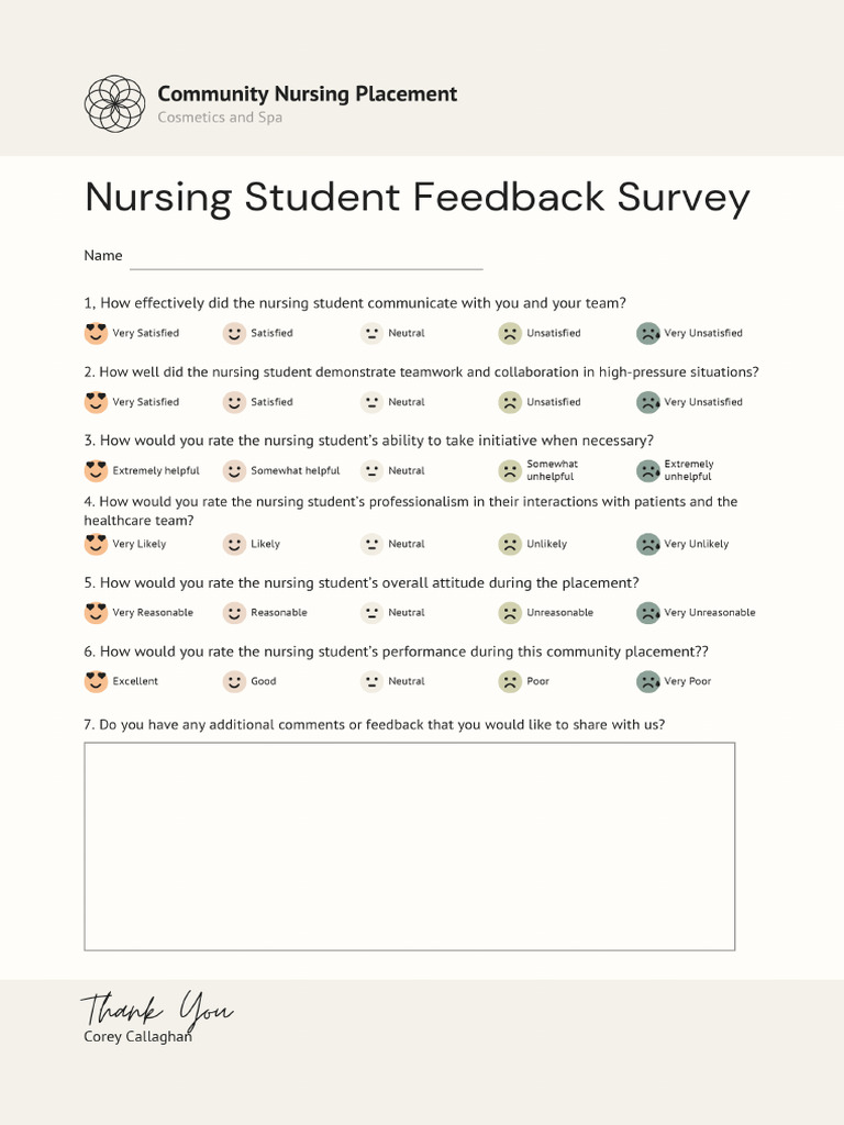 Ivory Minimal Clean Customer Satisfaction Survey A4 Document | PDF