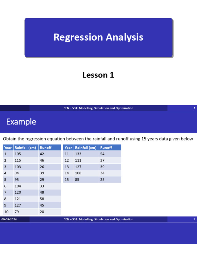 Regression Analysis Techniques Overview | PDF | Dependent And ...