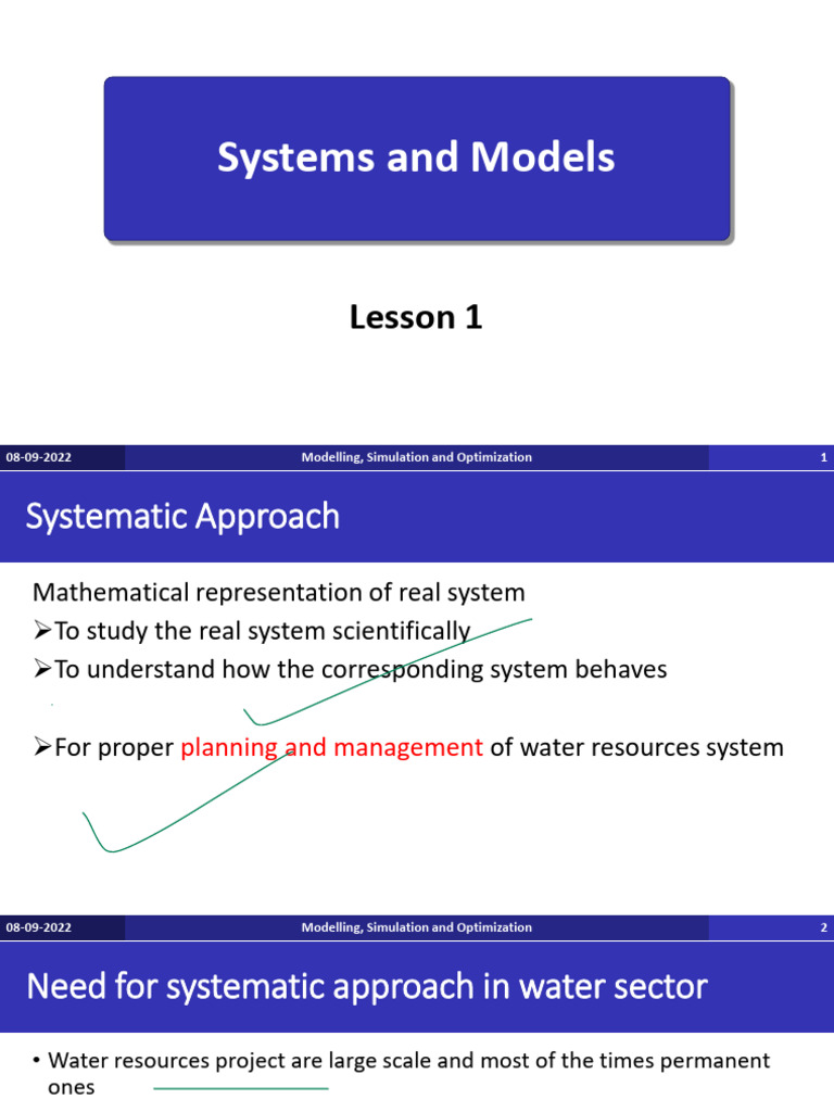 02 Systems - Models | PDF | Equations | Mathematical Model