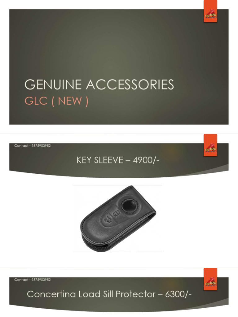 New GLC Genuine Accessories | PDF